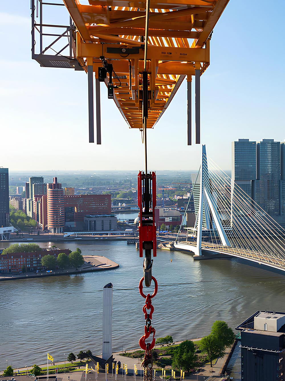 Trolley tower crane - BCS Cranecamera